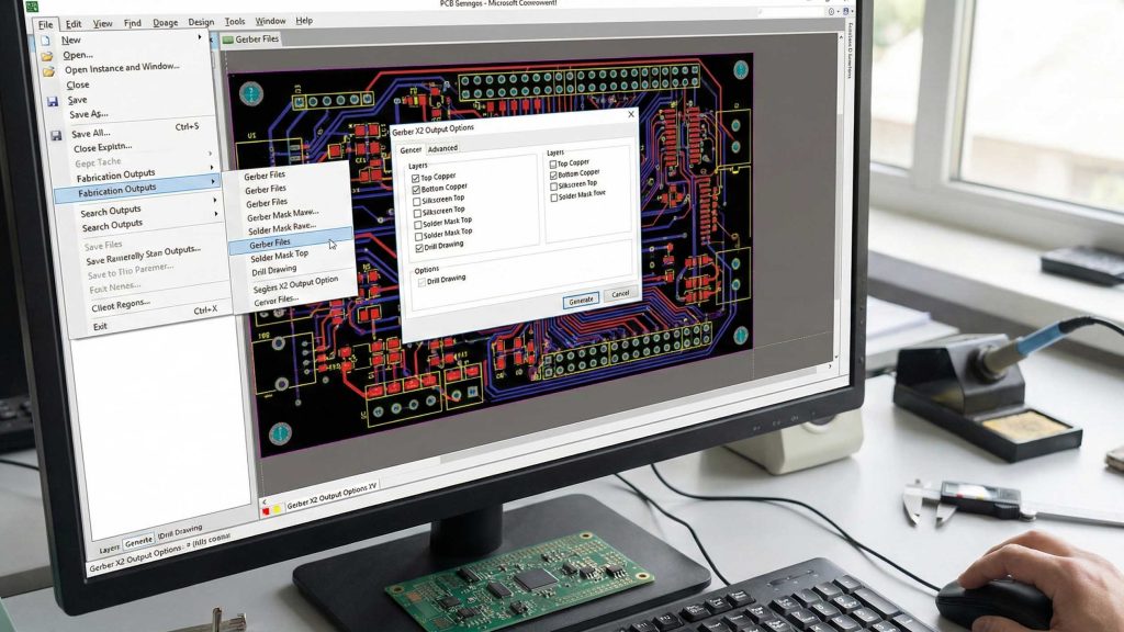 Gerber Files: PCB Design to PCB Fabrication with Your Manufacturer