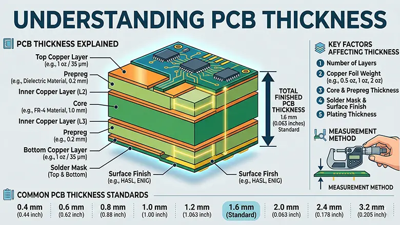 What is The Standard PCB Thickness?